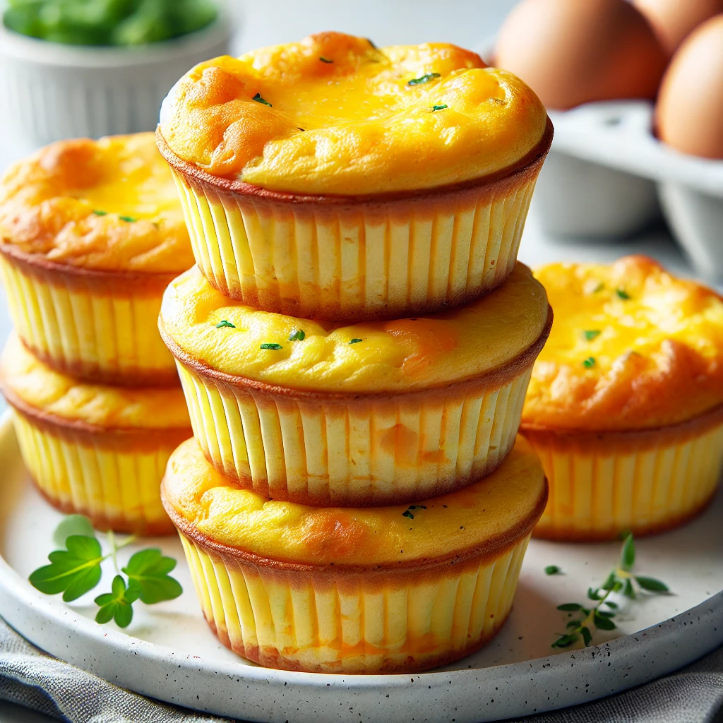 Air Fryer Egg & Cheese Breakfast Muffins - Welcome to Fry It Up!